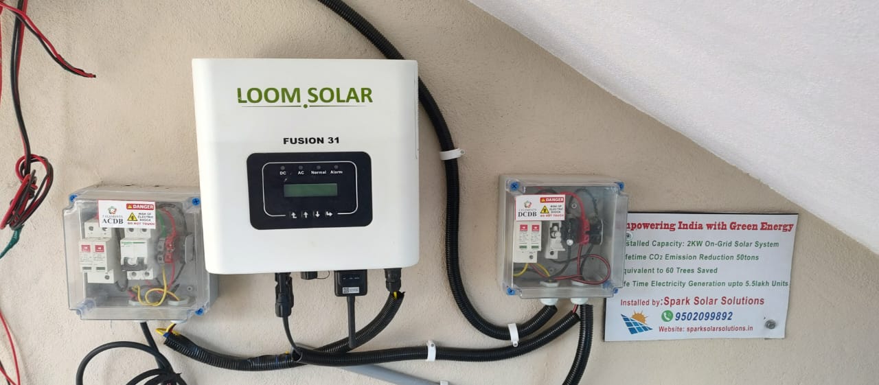 Spark 3 kw on-grid Solar System – Spark Solar Solutions